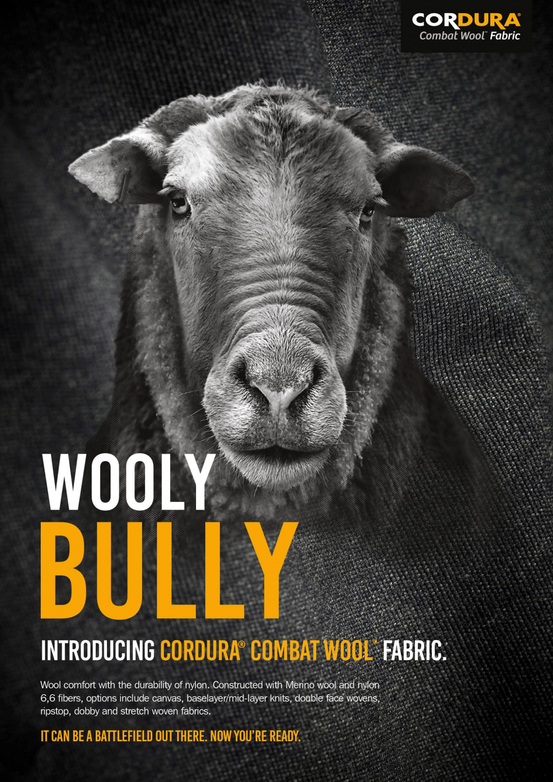 Cordura®'s new Combat Wool fabric - PROMOSTYL
